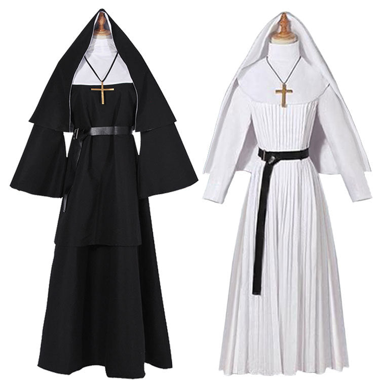 The Nun Valak Sister The Conjuring Scary 2 Cosplay Costume Halloween ...
